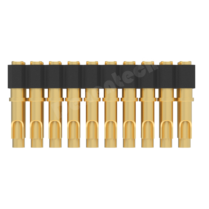 Denentech waterproof 2.00mm pitch H2.5mm dual row female solder pogo pin connector - Denentech ...